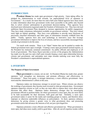 Open Government Status Report | PDF