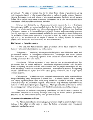 Open Government Status Report | PDF