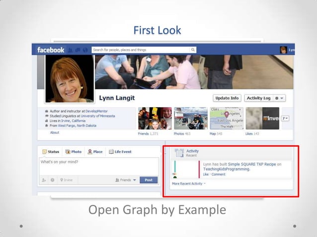 Getting started with Facebook OpenGraph API | PPTX