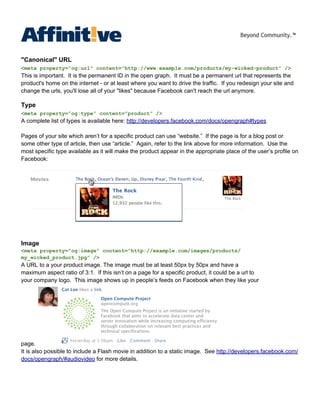 Facebook Open Graph Tech Requirements | PDF