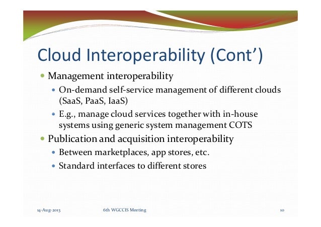 Cloud Portability and Interoperability Architecture Model and Best Pr…