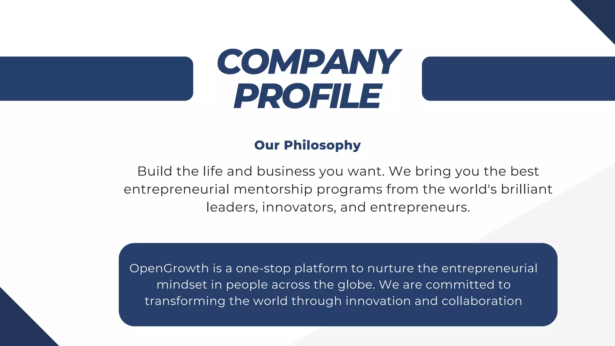 Learn Business & Management From Industry Experts | PPT