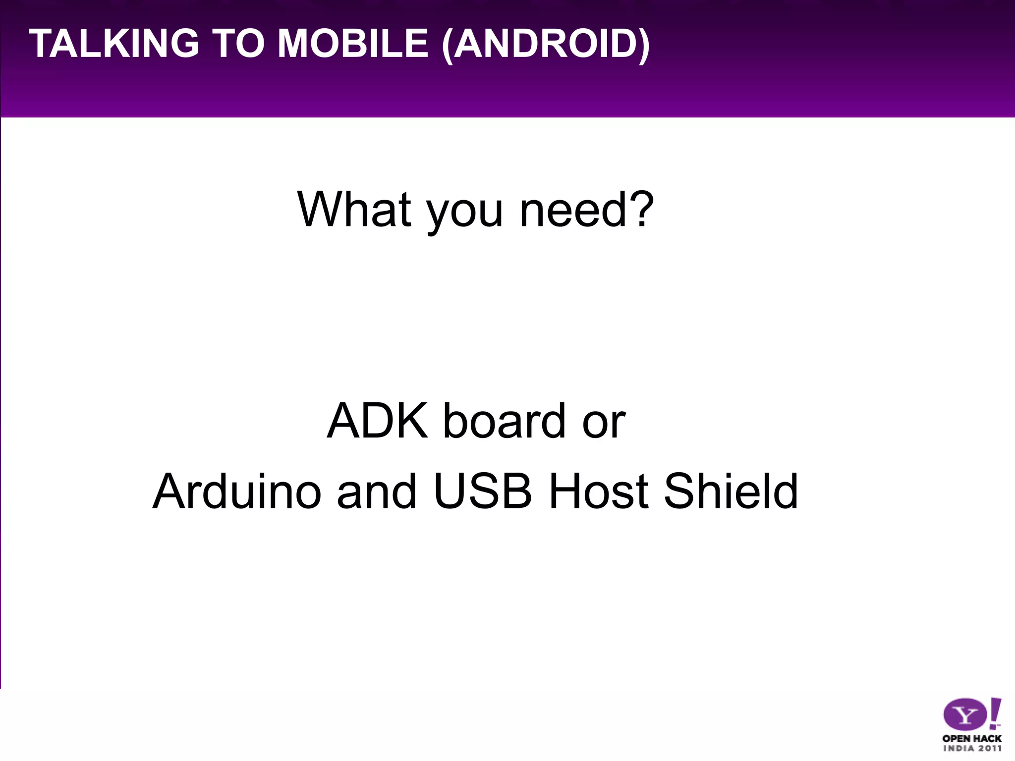 Open hack 2011-hardware-hacks | PPTX | Computing | Technology & Computing