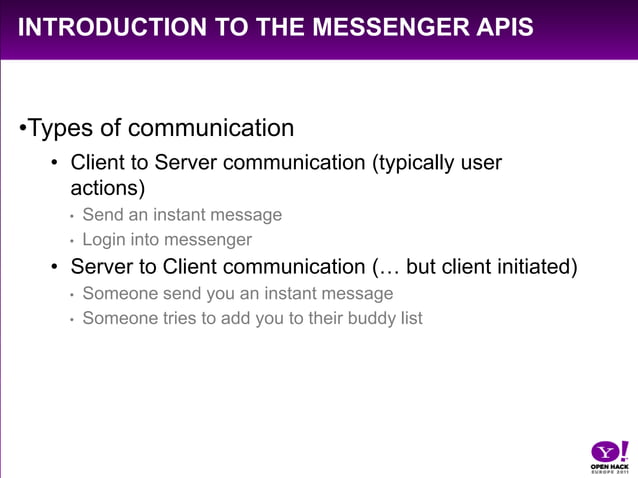 Introduction to Messenger APIs | PPTX