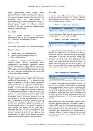Open haemorrhoidectomy revisited: the study of 25 cases | PDF