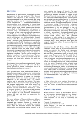 Open haemorrhoidectomy revisited: the study of 25 cases | PDF