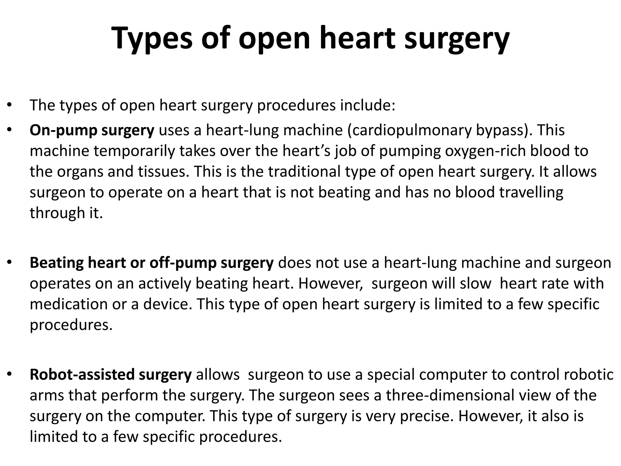 Open heart surgery uday | PPTX | Heart and Cardiovascular Diseases ...