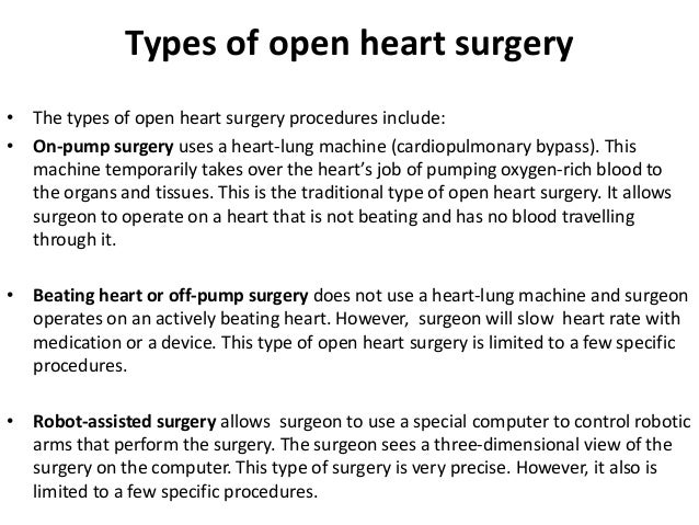 Open heart surgery uday