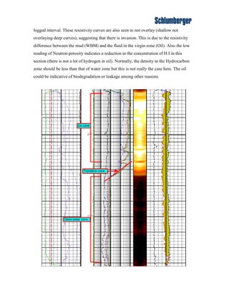Openhole wireline logging and interpretation schlum. report-33-46 | PDF