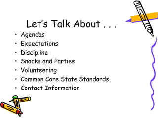 Open house agenda opendoc presentation | PPT