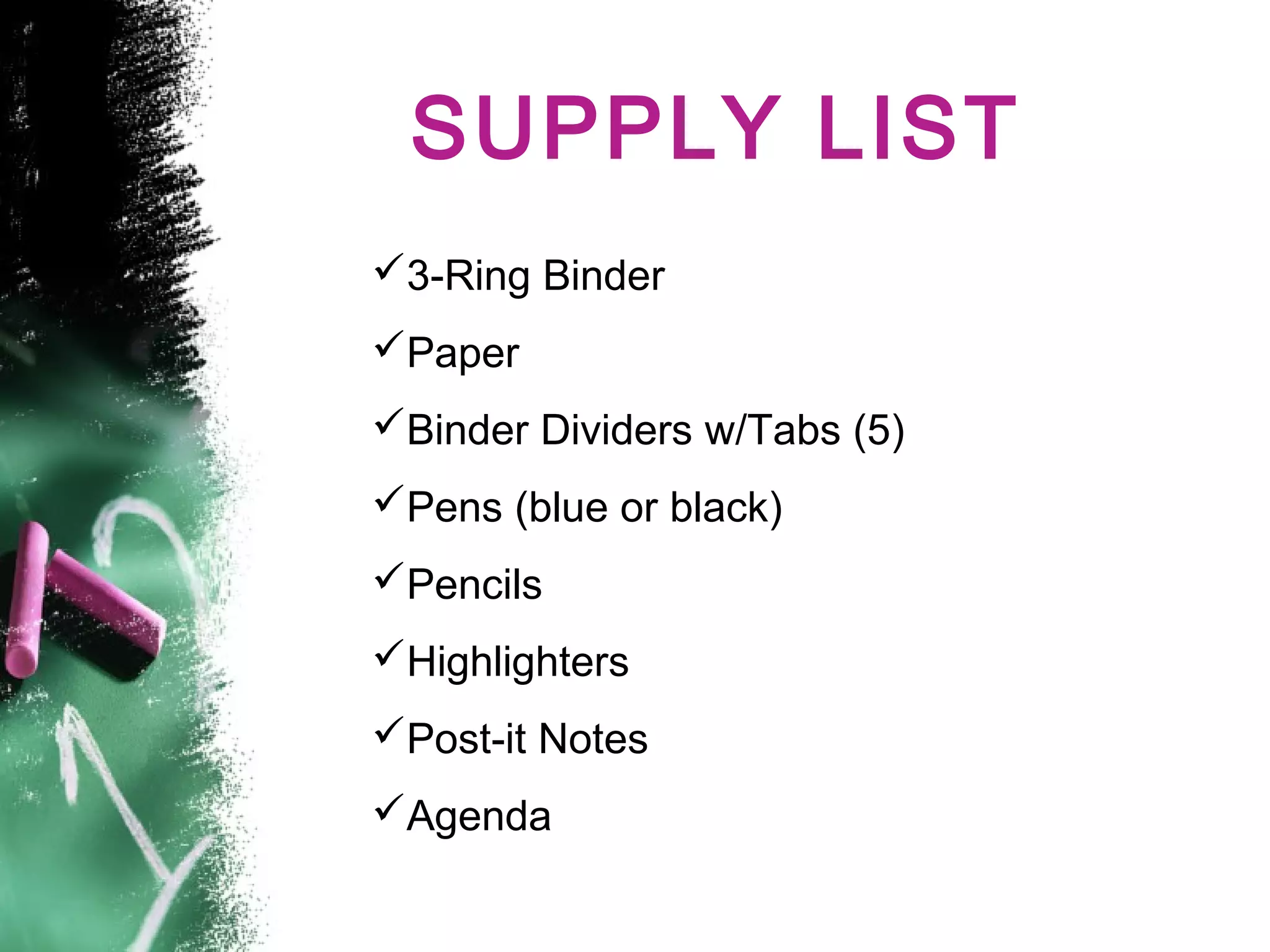 Open house orientation | PPT