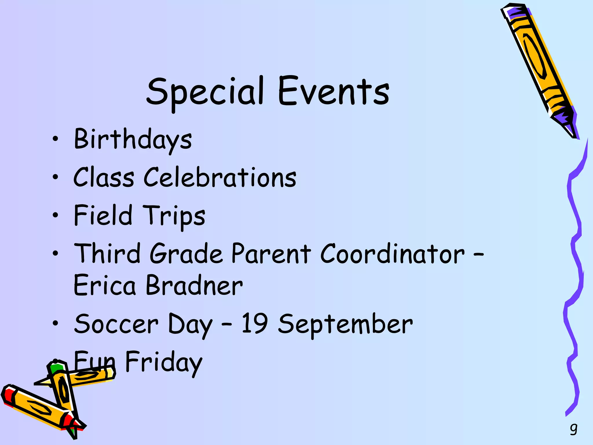 Open house Grade 3 | PPT