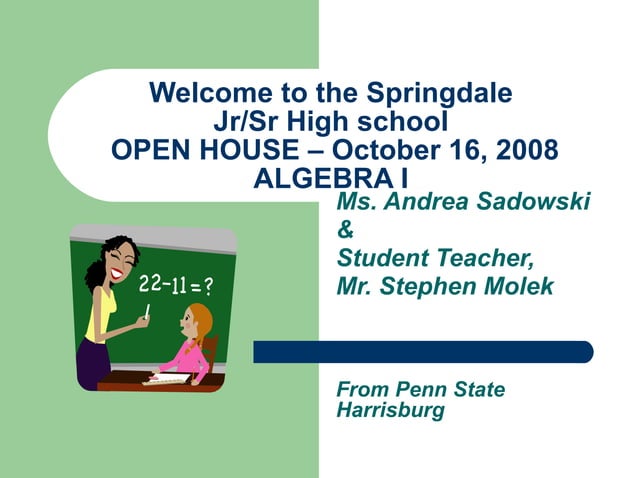 Open house powerpoint | PPT