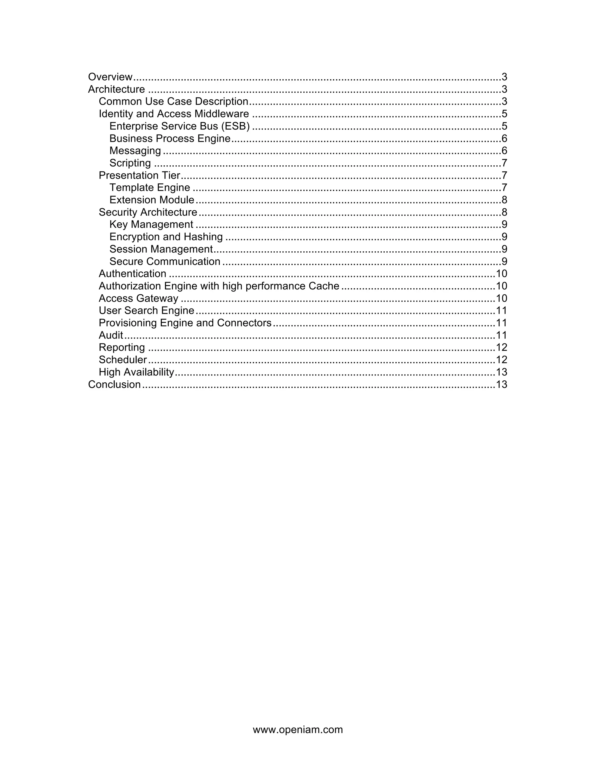Open iam technicalarchitecture-v3-a | PDF