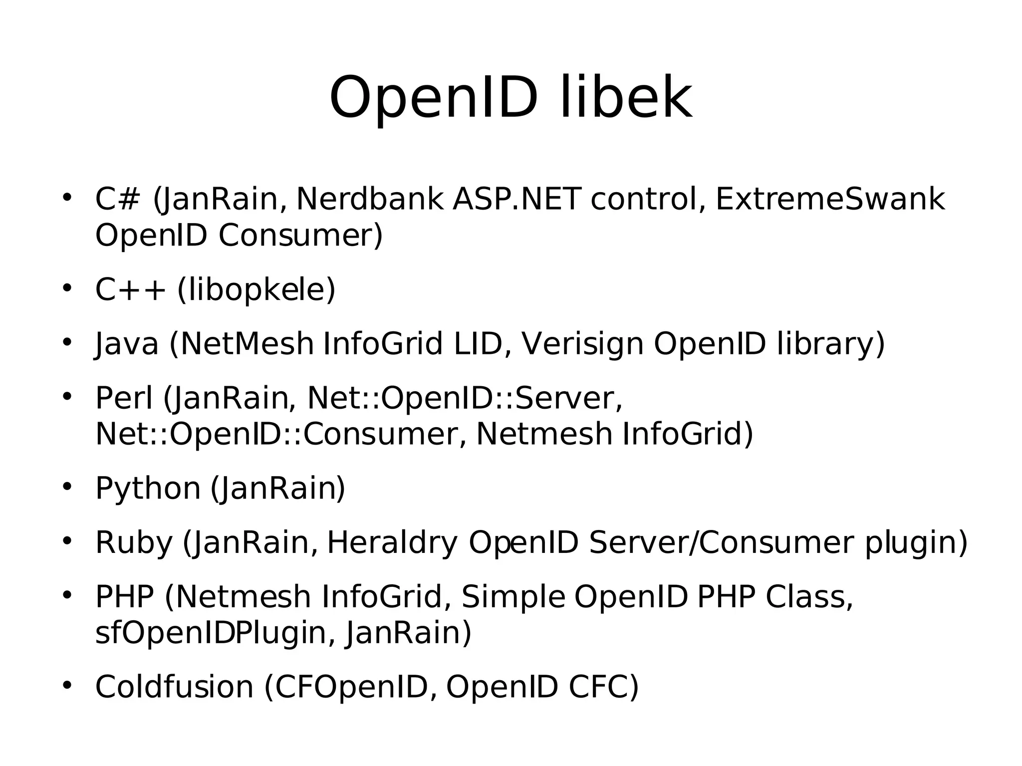 OpenID | PPT