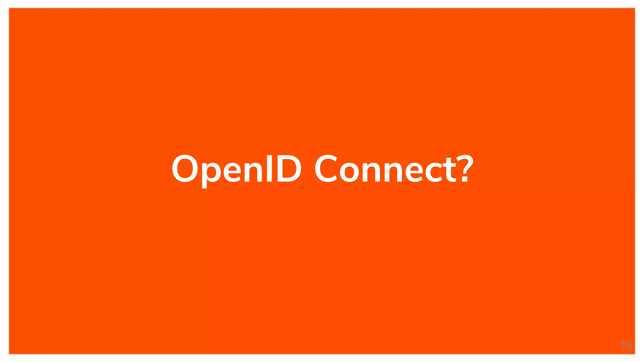 OpenID Connect | PPT