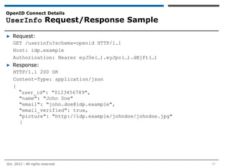 OpenID Connect - An Emperor or Just New Cloths? | PPT