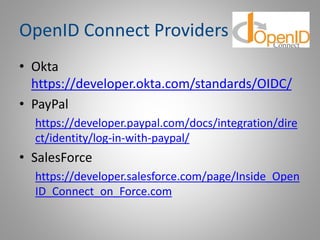 OpenId Connect Protocol | PPTX