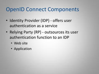 OpenId Connect Protocol | PPTX