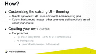 OpenIDM - Flexible Provisioning Platform - April 28 Webinar | PPT