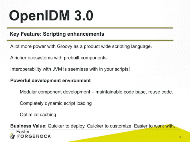 OpenIDM 3.0 - What's New | PPTX | Cloud Computing | Internet