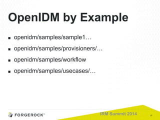 OpenIDM: An Introduction | PPTX