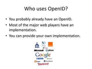 Open id & OAuth | PPTX