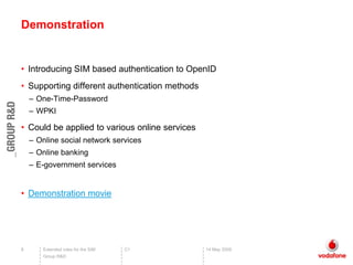 Mobile Authentication on the Internet | PPT