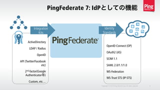 OpenID TechNight - Ping Identity 製品紹介 | PPT