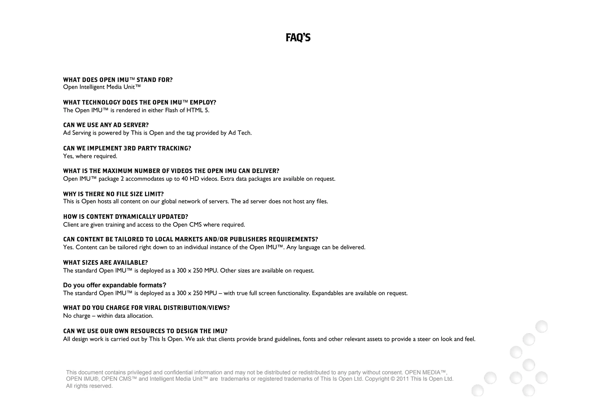 Open IMU - Intro | PDF