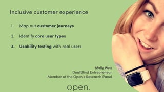 Inclusive customer experience: leveraging the power of edge case users ...