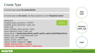 cephfs with openstack manila based on bluestore and erasure code | PDF