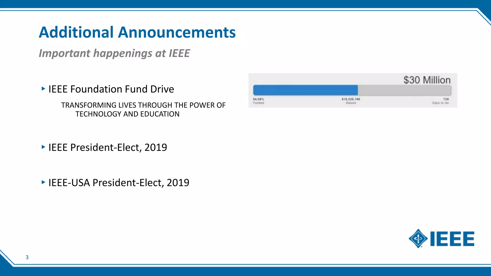 IEEE Presidents Forum - Opening | PPT