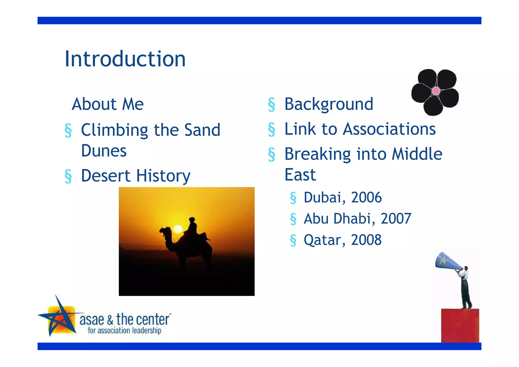 Opening Doors To Middle East | PPT