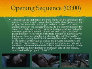 Opening the hunger games | PPTX