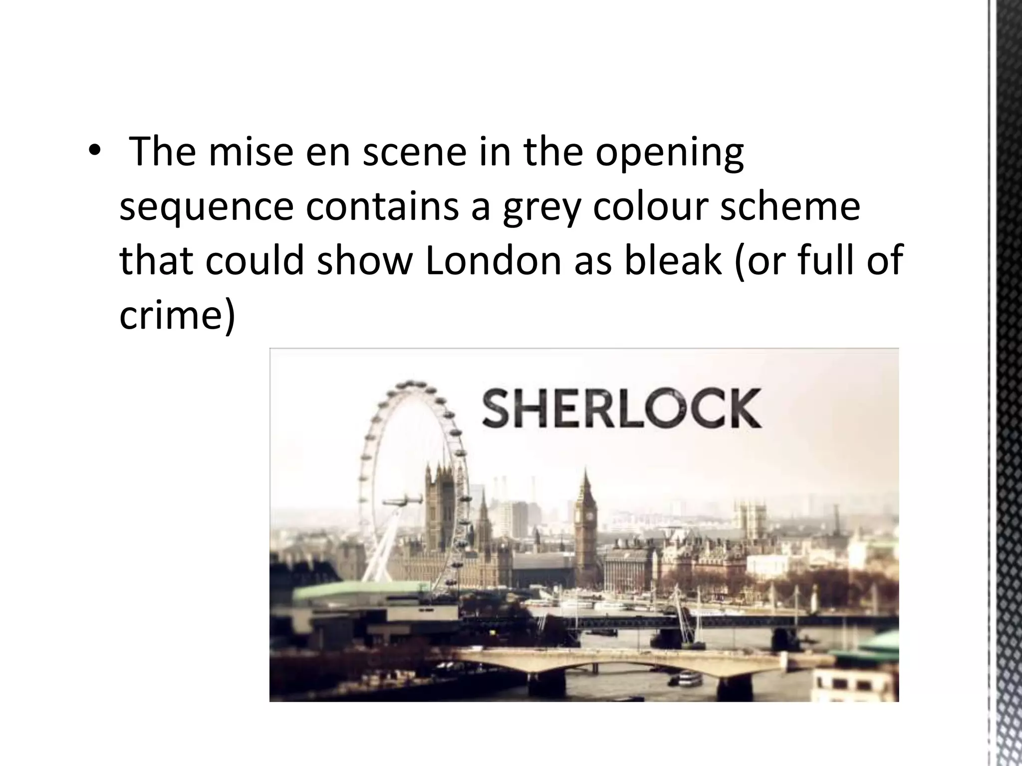 Opening analysis of sherlock | PPTX