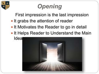Opening and closing of business message | PPT