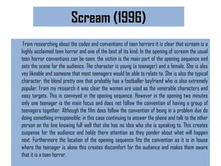 Analysis of two minute film sequences | PPT