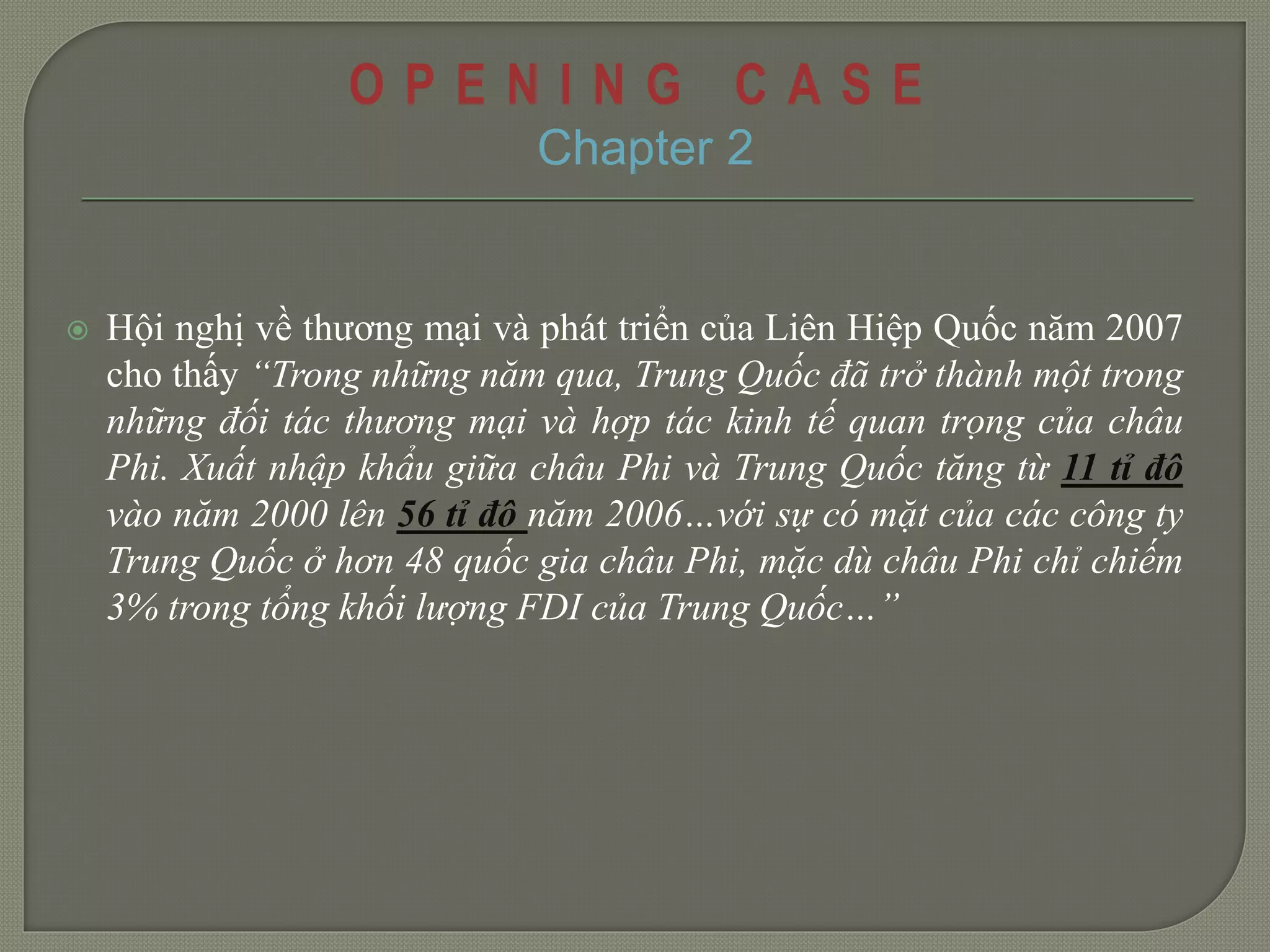 Opening case-chapter 2 | PPT