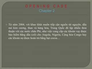 Opening case-chapter 2 | PPT