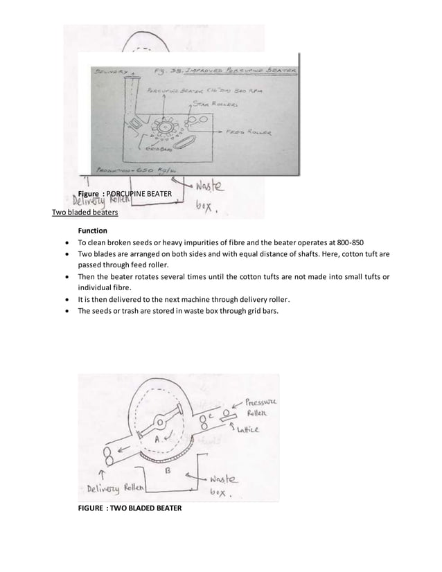 Opening, cleaning, mixing & blending | DOCX