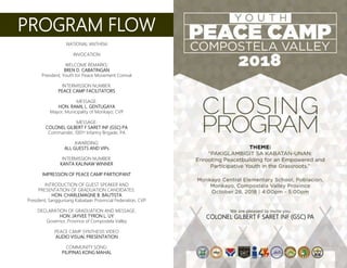 Opening & closing programs | PPTX