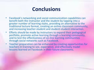 Opening Facebook for Education | PPT
