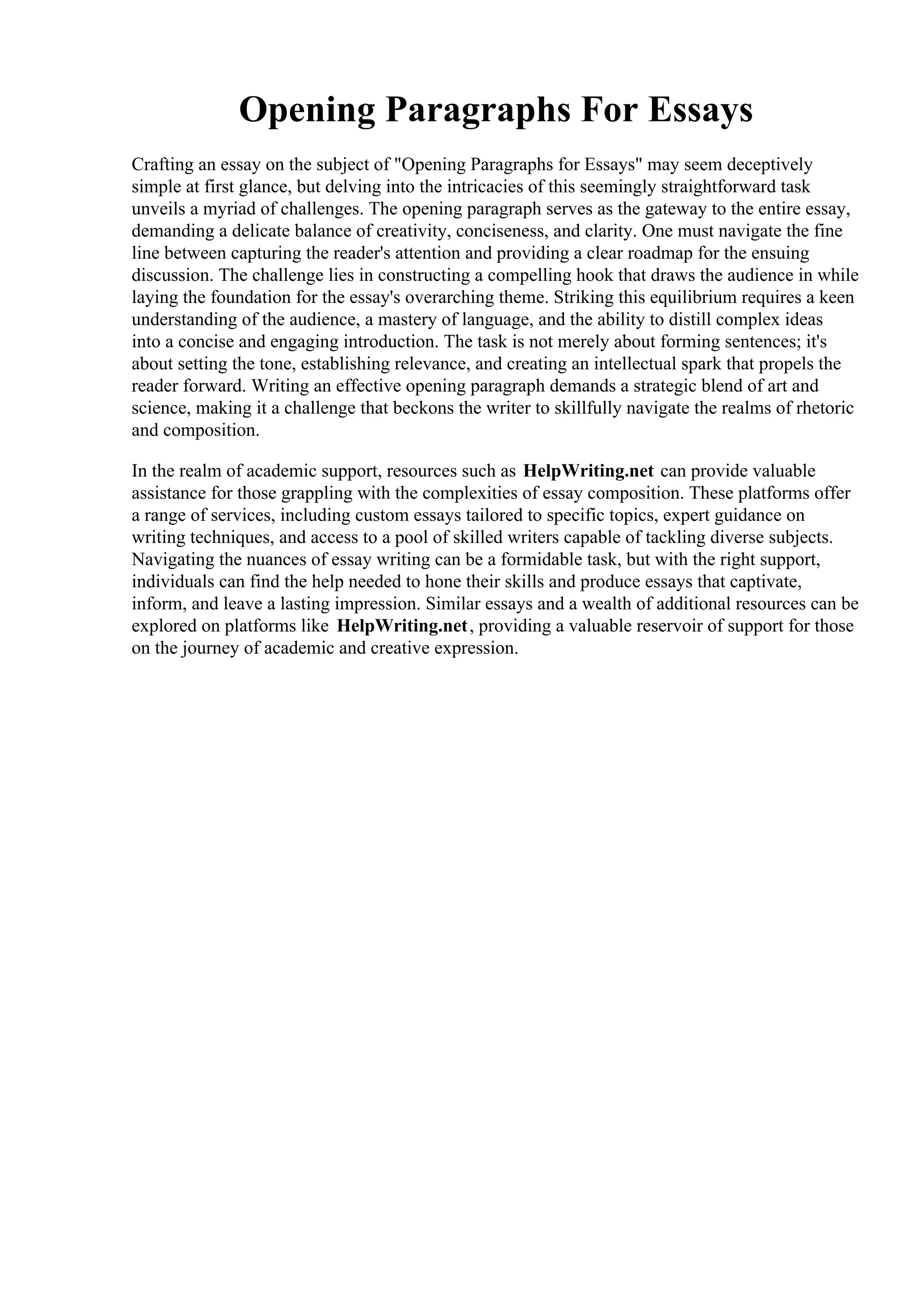 Opening Paragraphs For Essays.pdf