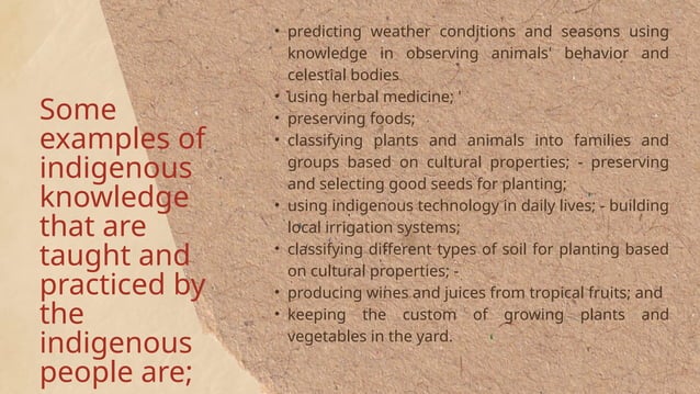 indigenous science and opening prayer sts | PPT