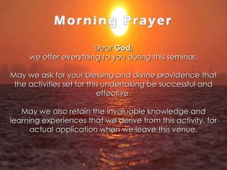 Opening Prayer for Meetings and Conferences.ppt