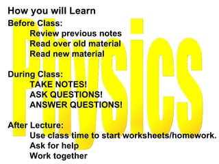Introduction to Physics Power Point | PPT