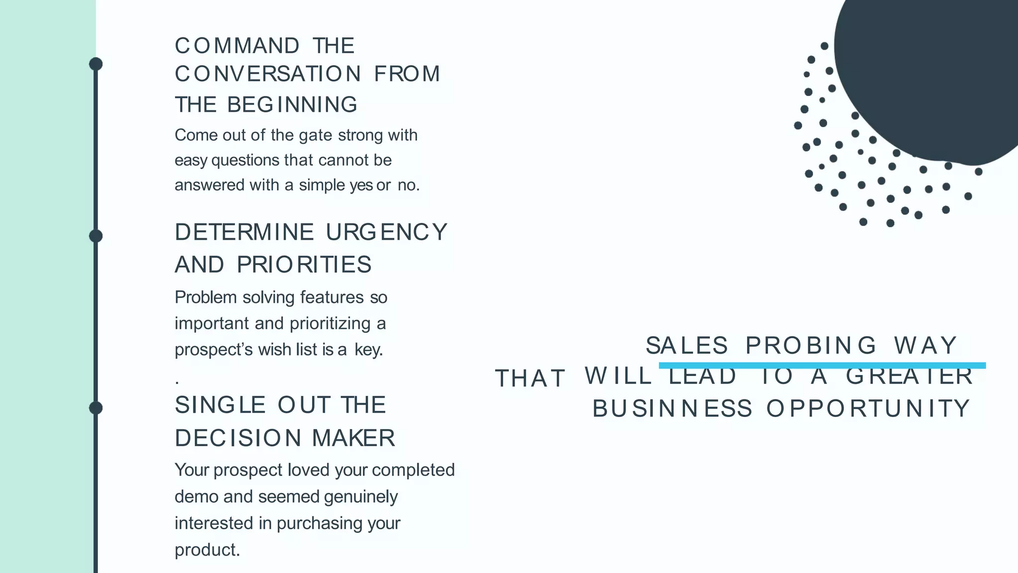 Opening and Probing in Sales | PPTX