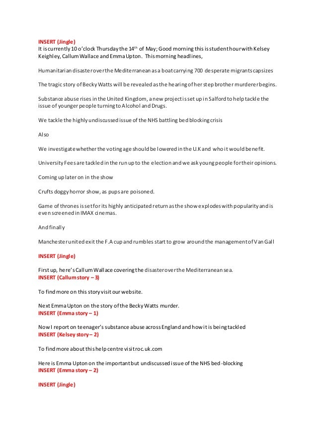 radio-programme-script