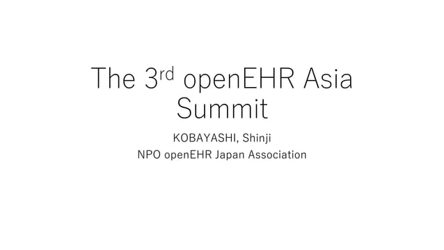 Opening remarks | PPT